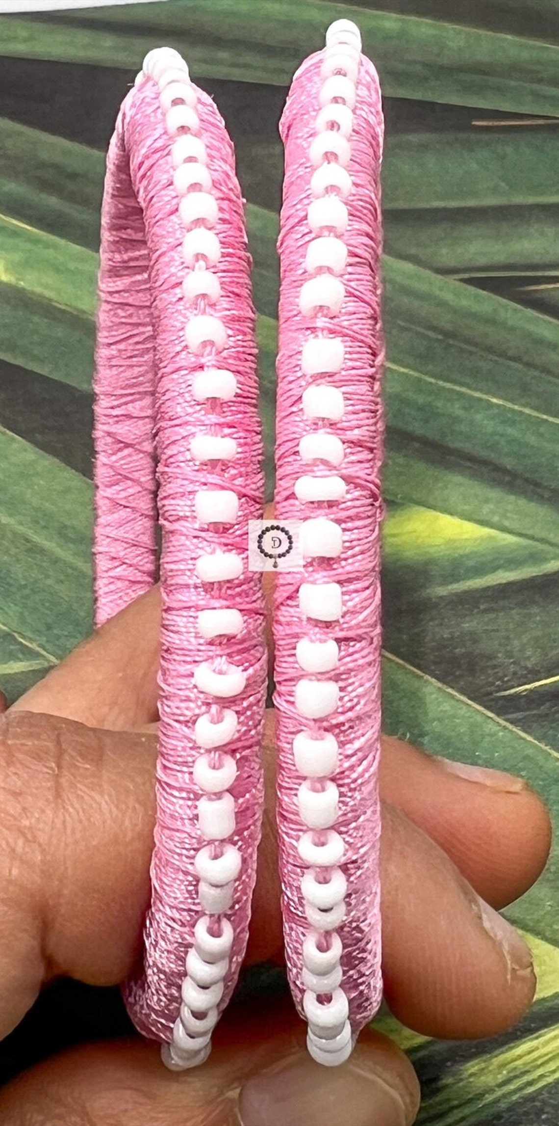 Pink Silk Thread Bangle /pink Bangle /pink Silk Bangle /ethnic Bangle ...