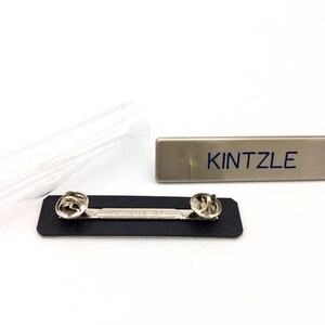 Custom Air Force Silver Name Tag, Magnetic Posts - Etsy