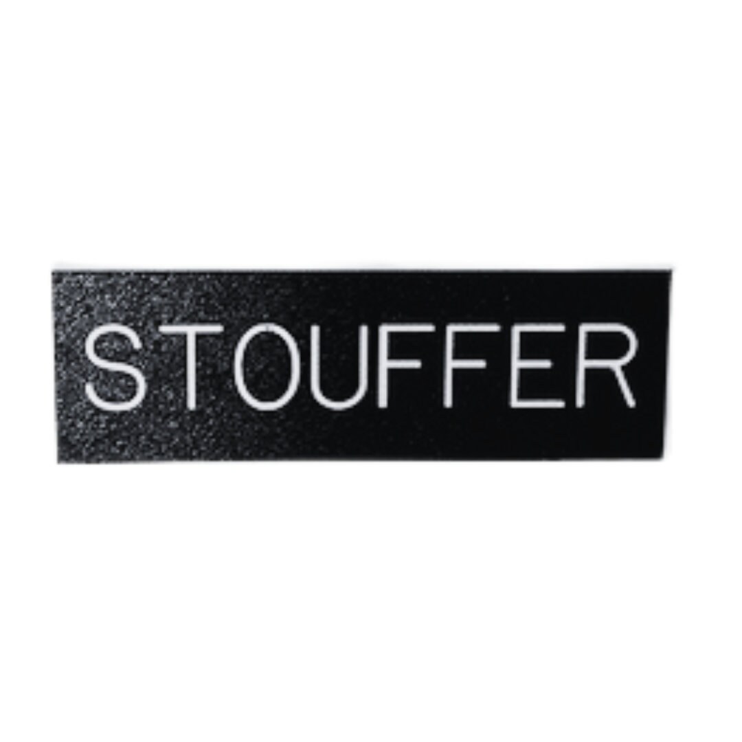 Customized Army Black Plastic Name Tag, Magnetic Posts - Etsy