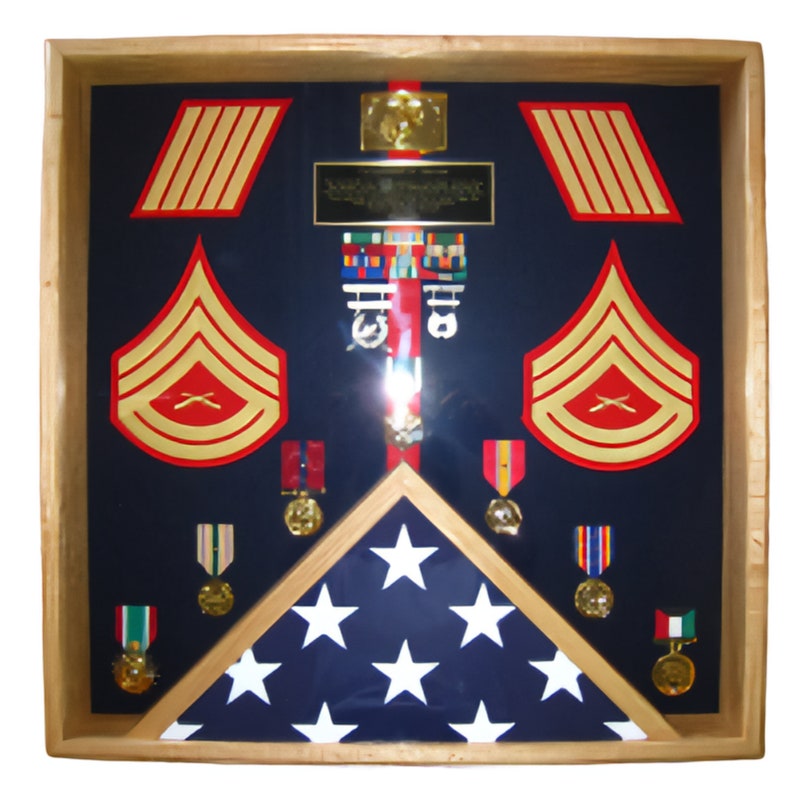 Shadow Box Display Case, Square, Memorabilia Wooden Case - Etsy