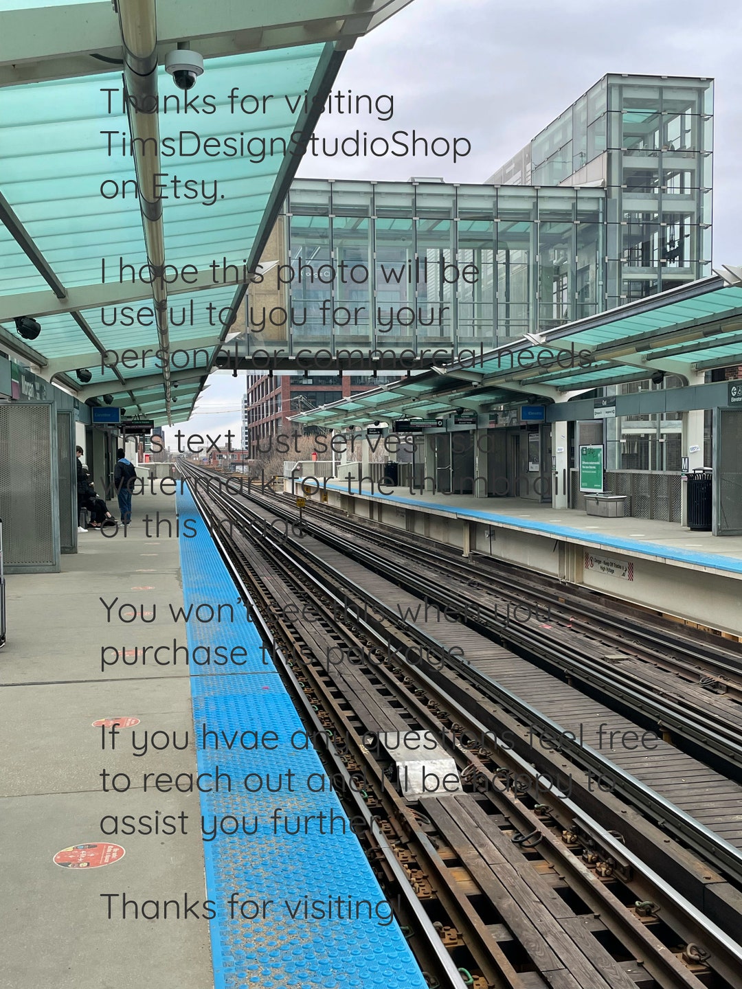 Chicago L Stop Train Station West Loop Stock - Etsy