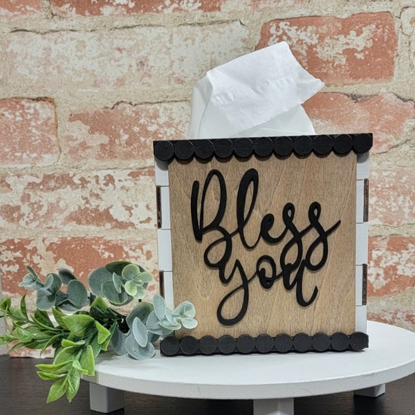 Bless You Tissue Box - Etsy