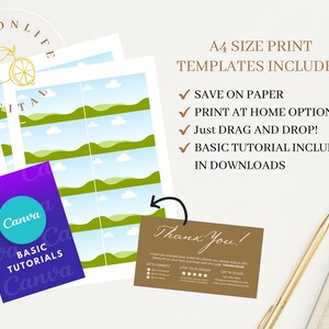 Editable CANVA Template Business Bundle Aesthetic Minimalist Price List ...