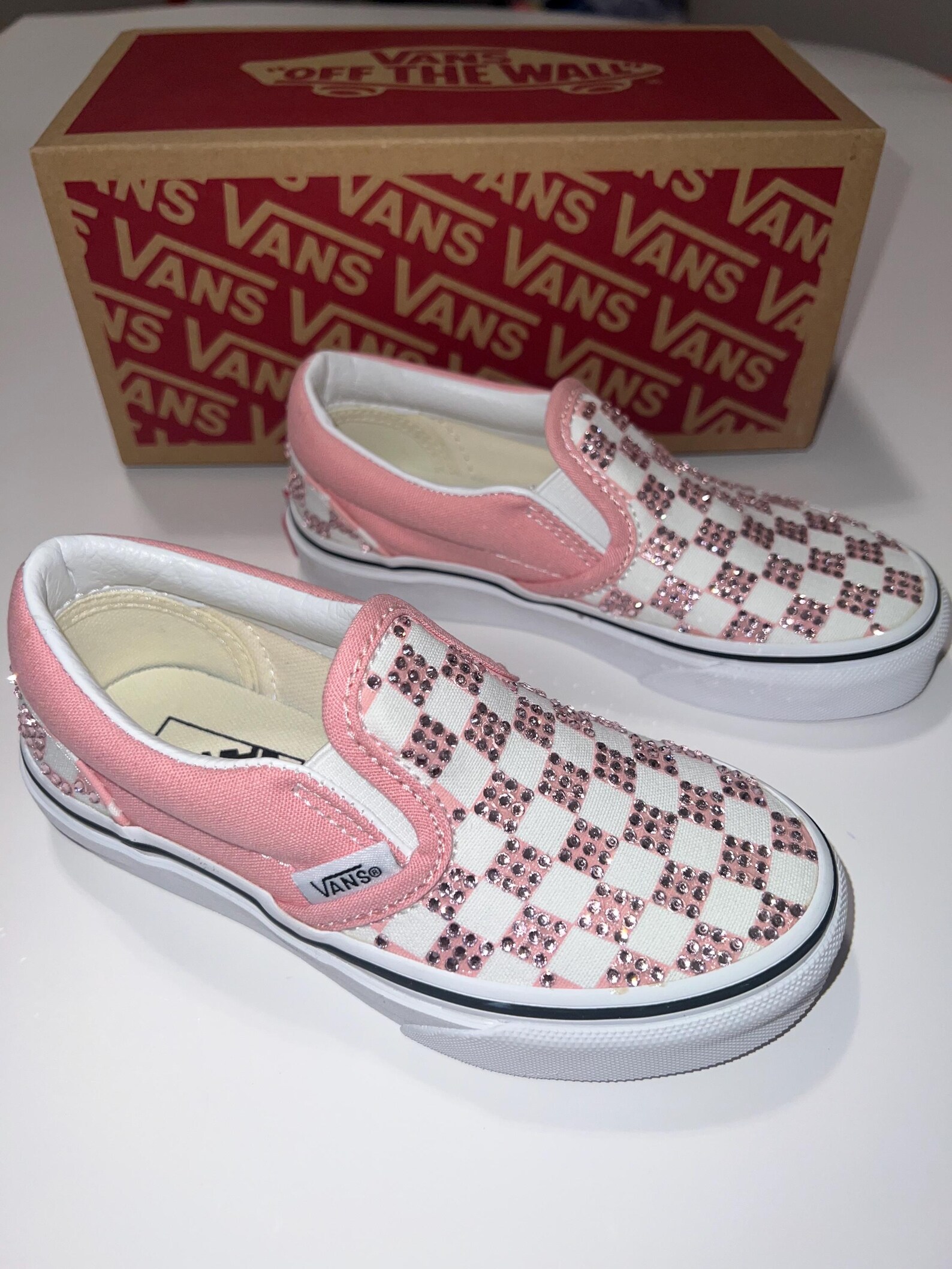 Exclusive Kids Vans Slip On - Etsy