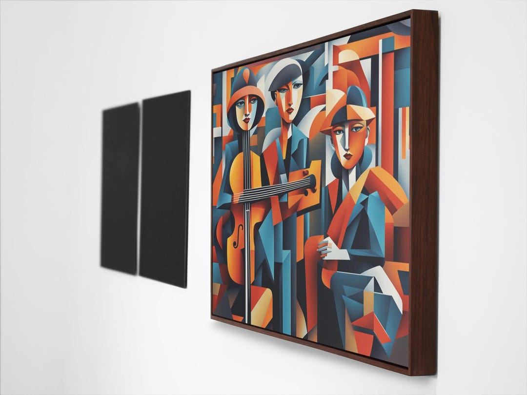 Mid-century Modern Abstract Music-inspired Wall Art - Digital Download ...