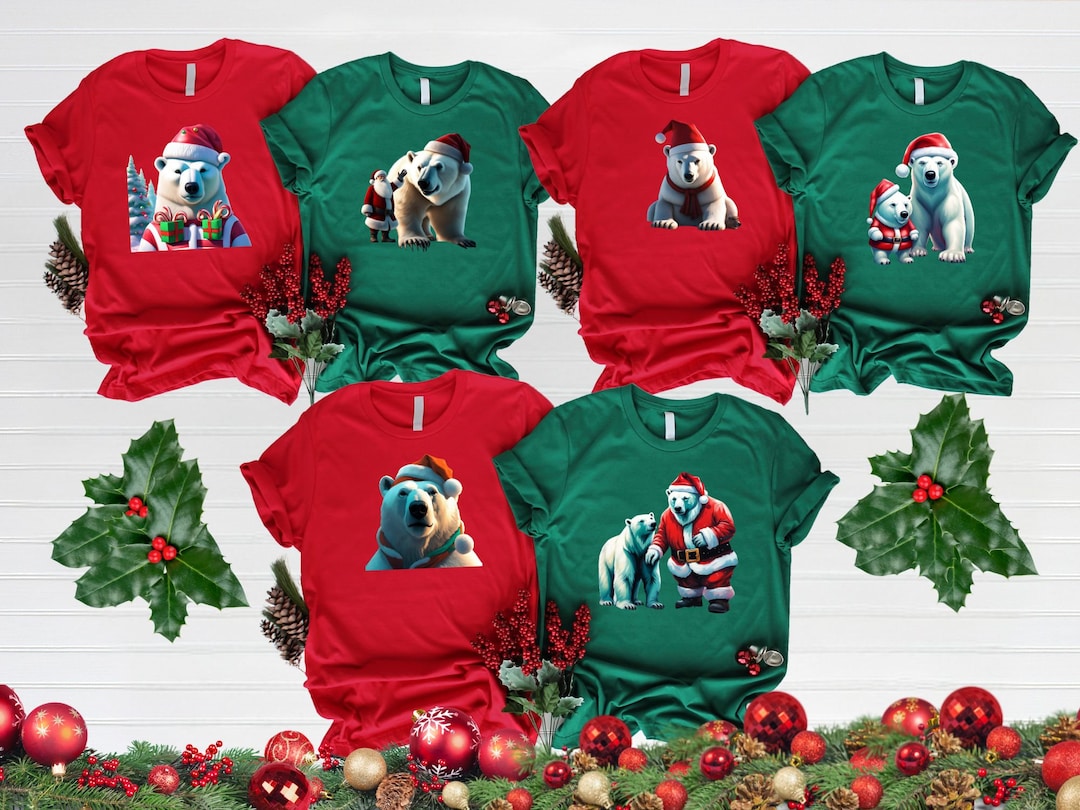 Santa Clause Polar Bears Hats Polar Santa Variety Bundle - Etsy