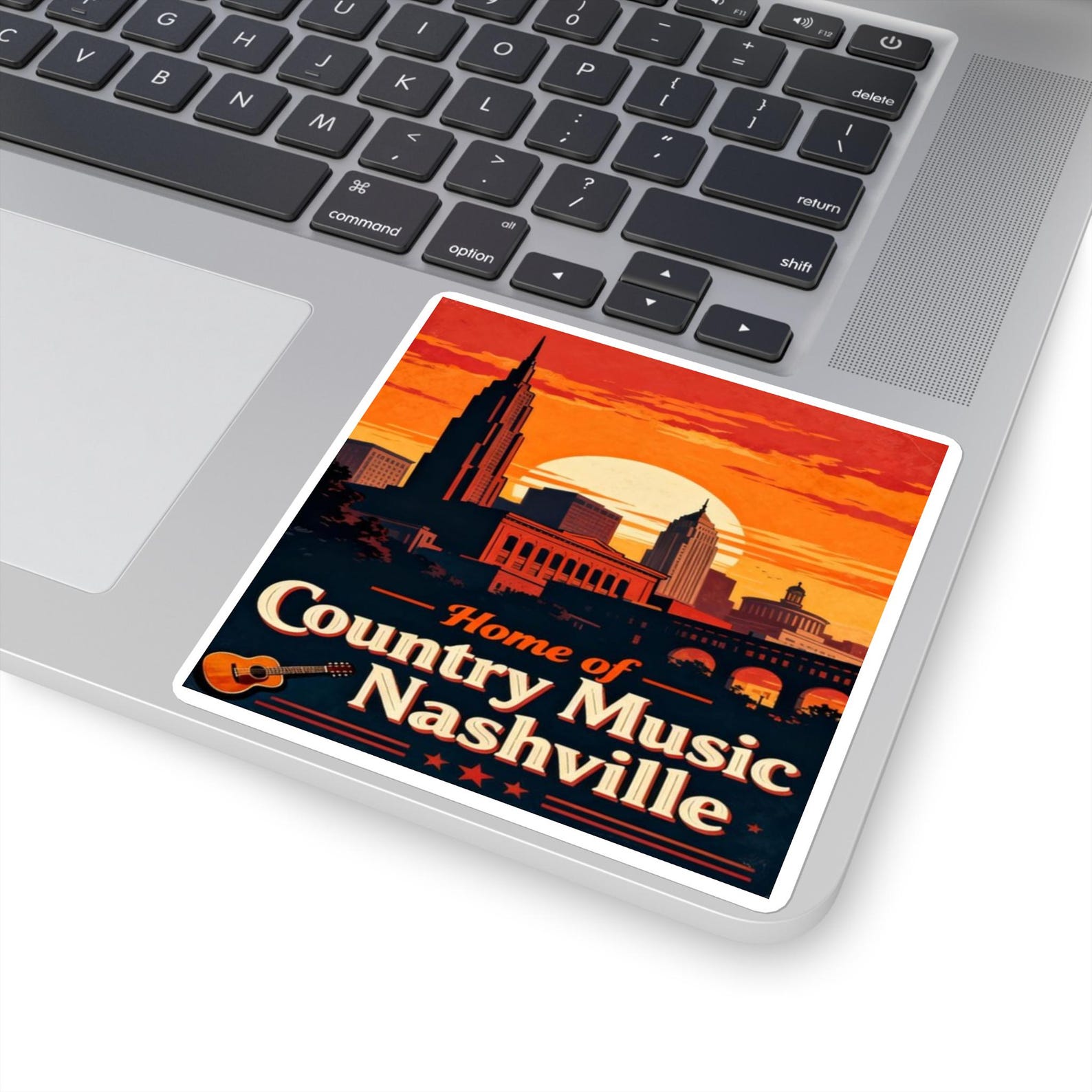Nashville Country Music Stickers: Vintage Style Vinyl Decals - Etsy