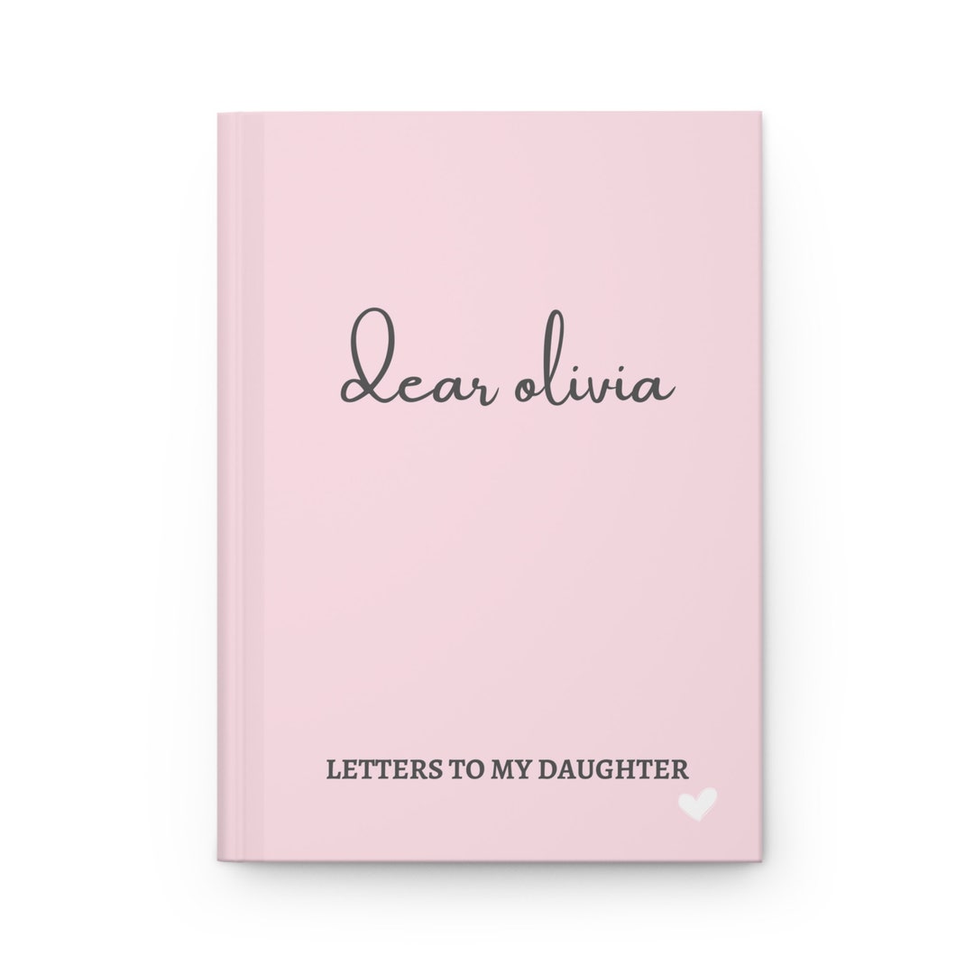 Personalized Letters to My Daughter Journal Mom to Be Hardcover Matte ...