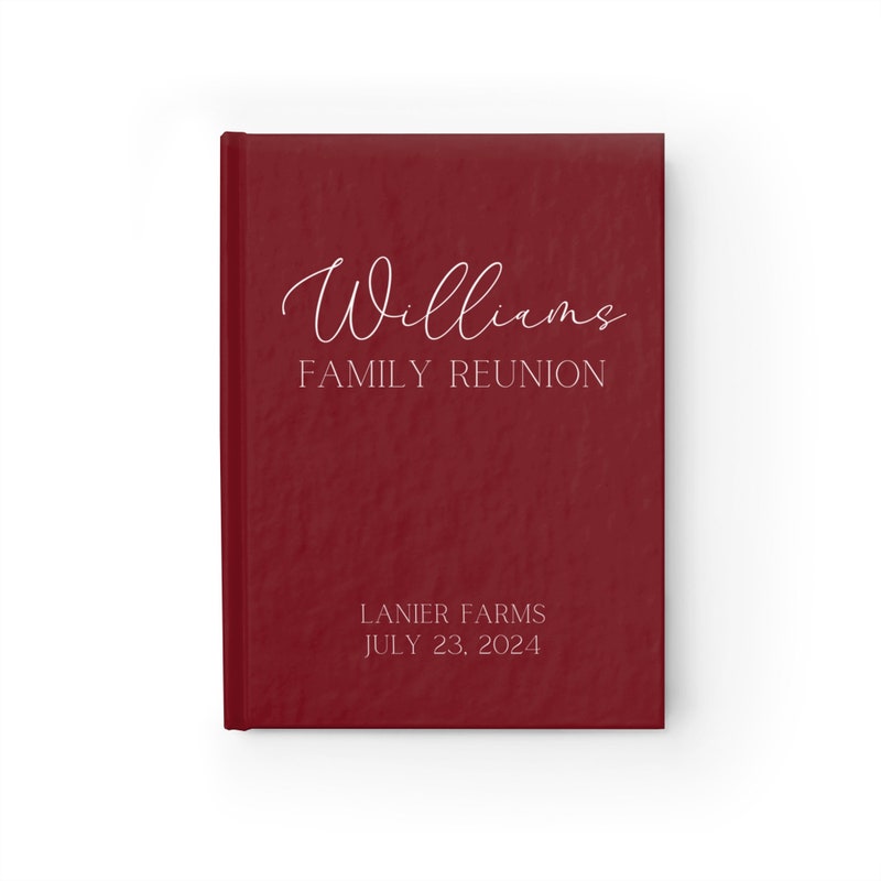 Family Reunion Memory Book - Etsy