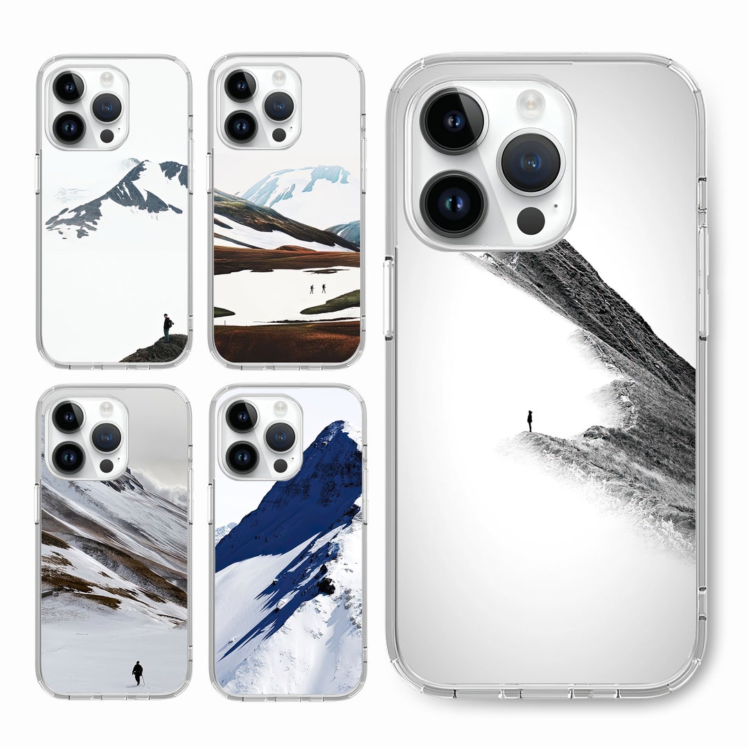 Snow Mountain Alaska Winter Nature Phone Case for iPhone 17 16 15 14 13 ...