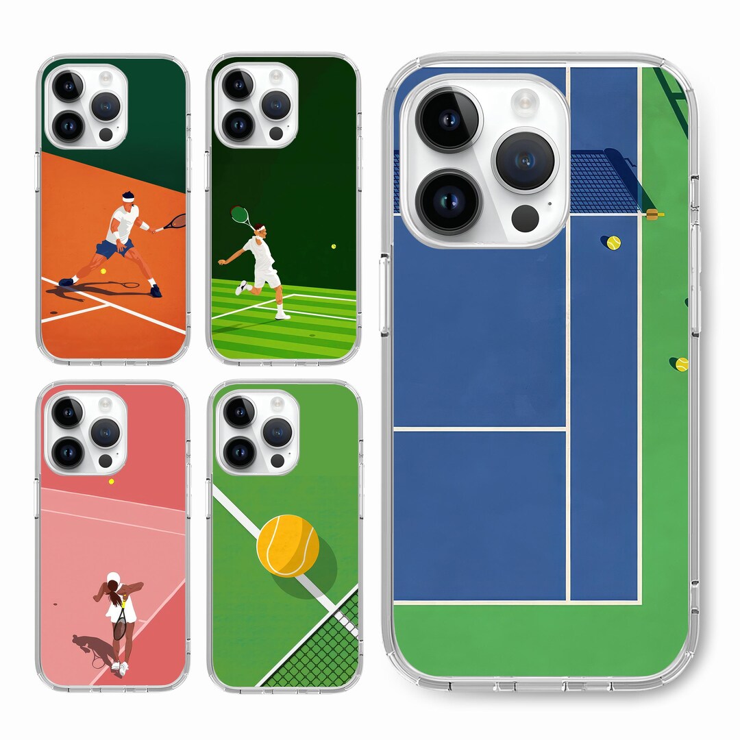 Tennis Player Grand Slam Sports Grass Phone Case for iPhone 17 16 15 14 ...
