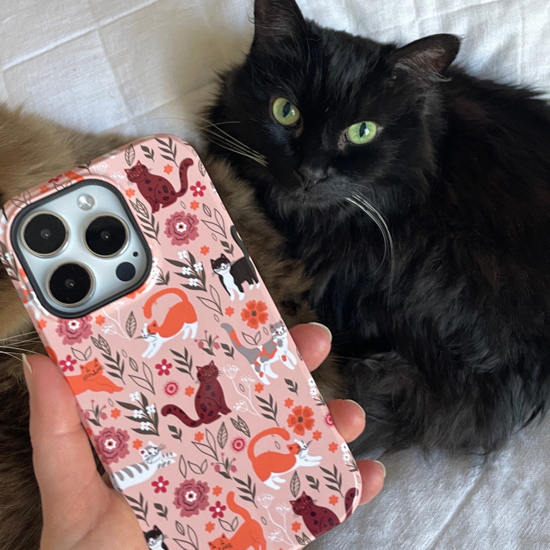 Cute Cat Case for iPhone 15 14 13 Pro Max 12 11 XS Plus - Etsy