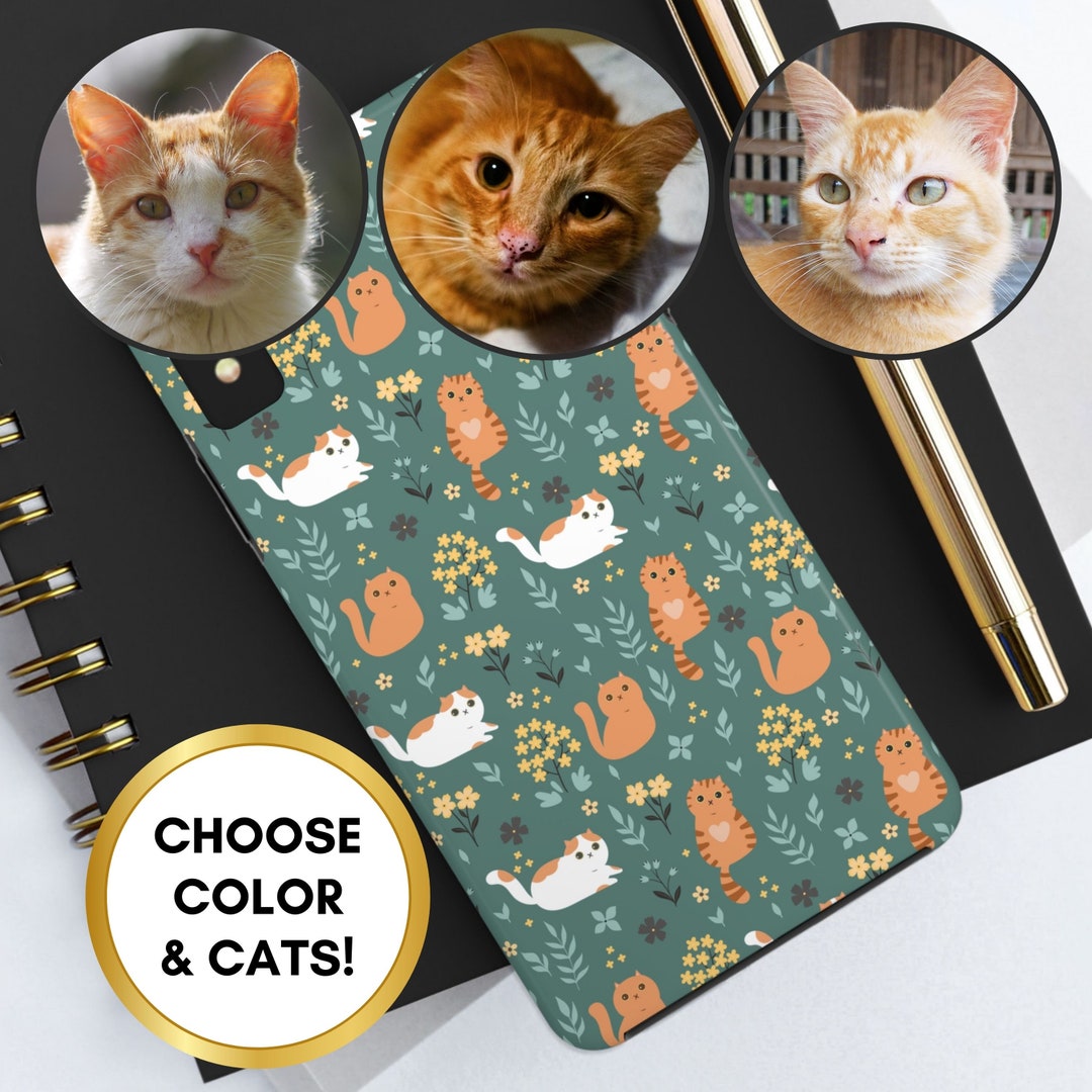 Cat Custom Phonecase for iPhone 15 Phone 14 Max 13 Pro 12 11 XS Plus ...
