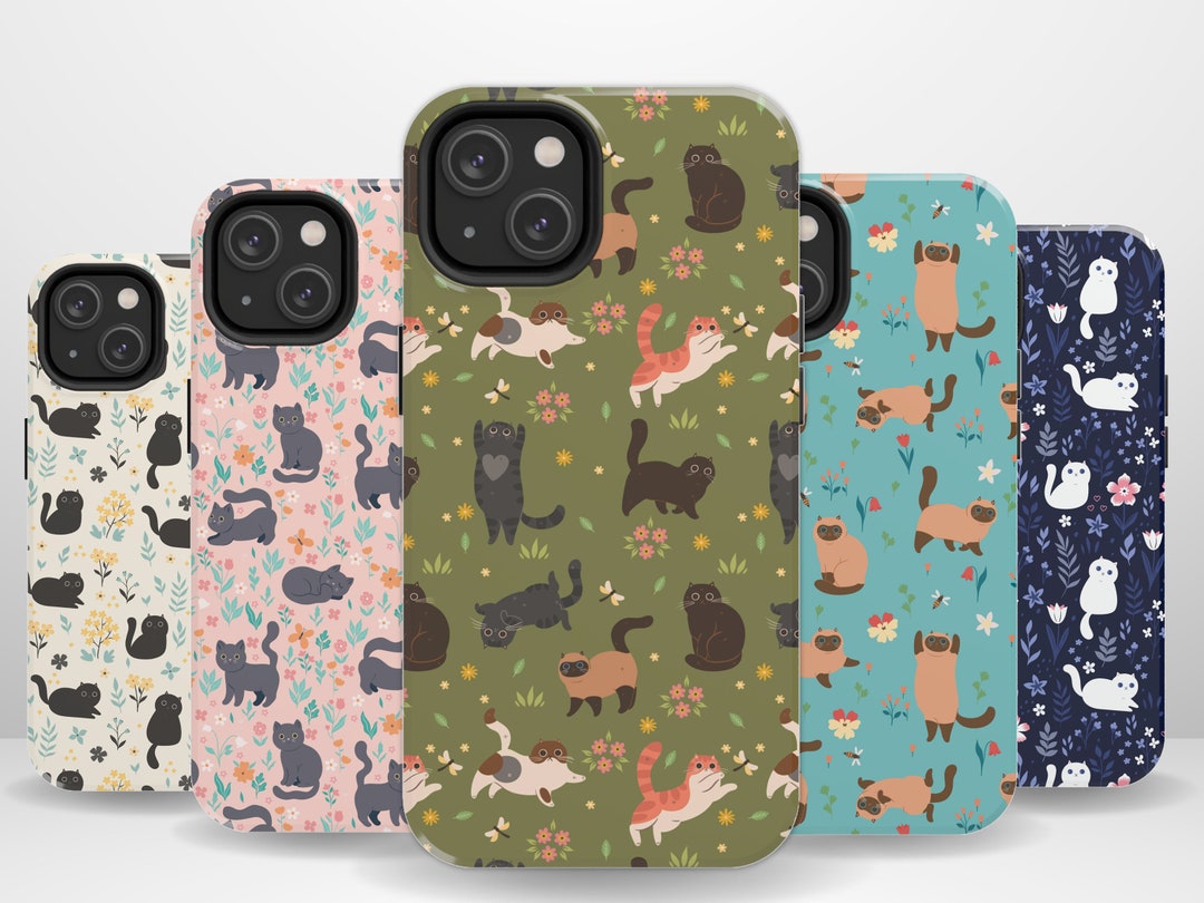 Cute Cat Phone Case for Samsung Galaxy S23 S22 S21 S20 S10 S10E Ultra ...