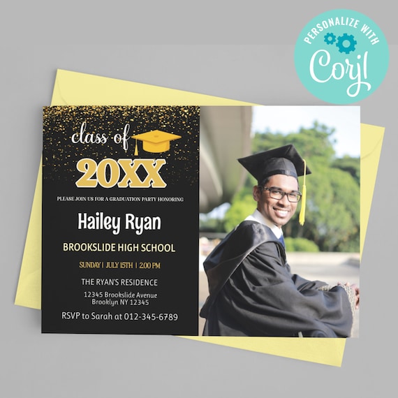 College Graduation Party Invitations Templates