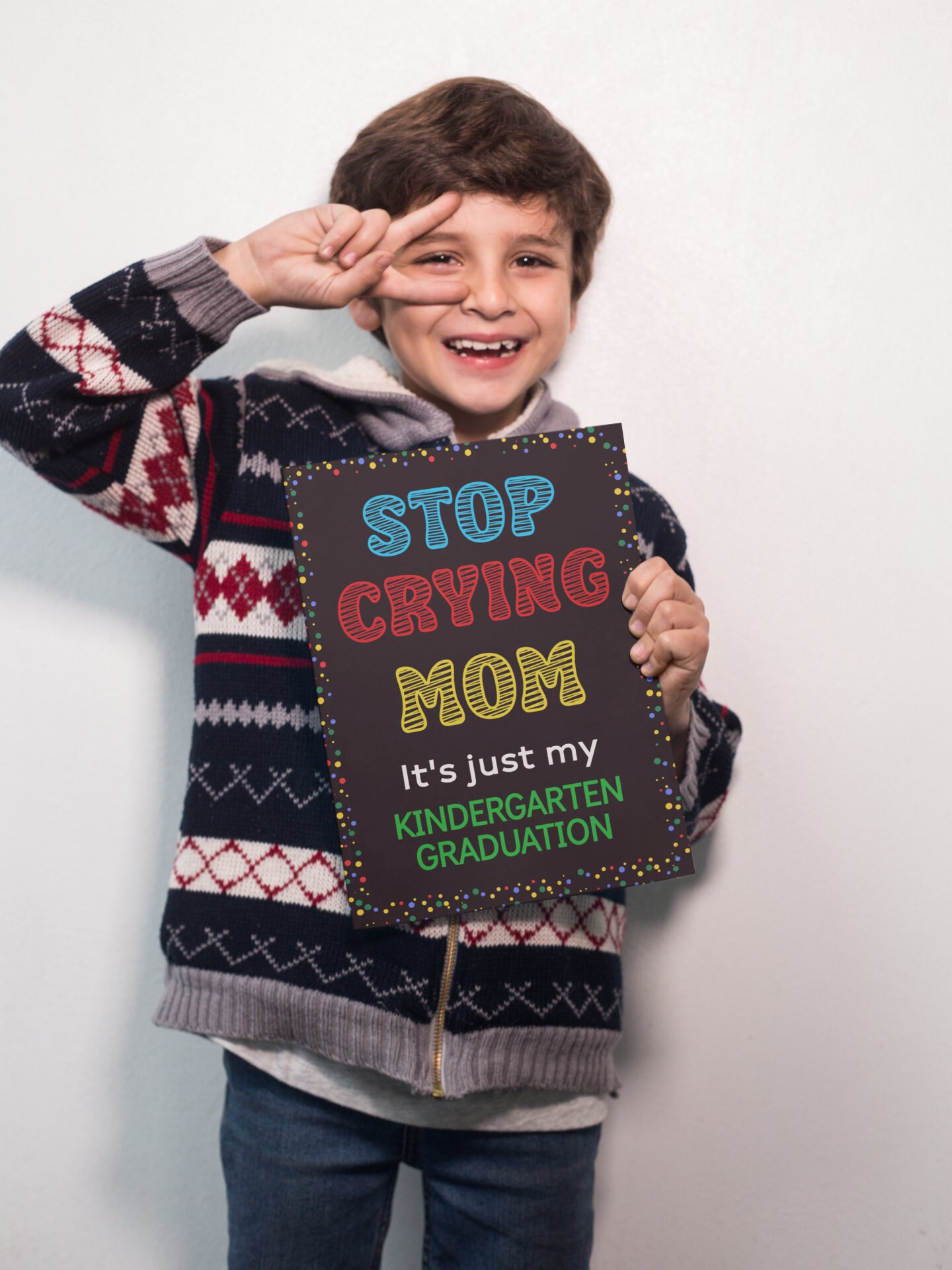 Plantilla de letrero de graduación de kindergarten, signo de graduación ...