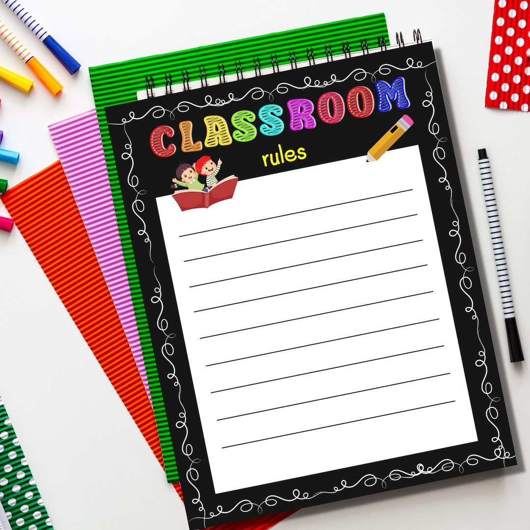 Digital Classroom Rules, Digital School Rule Poster, Remote Learning ...