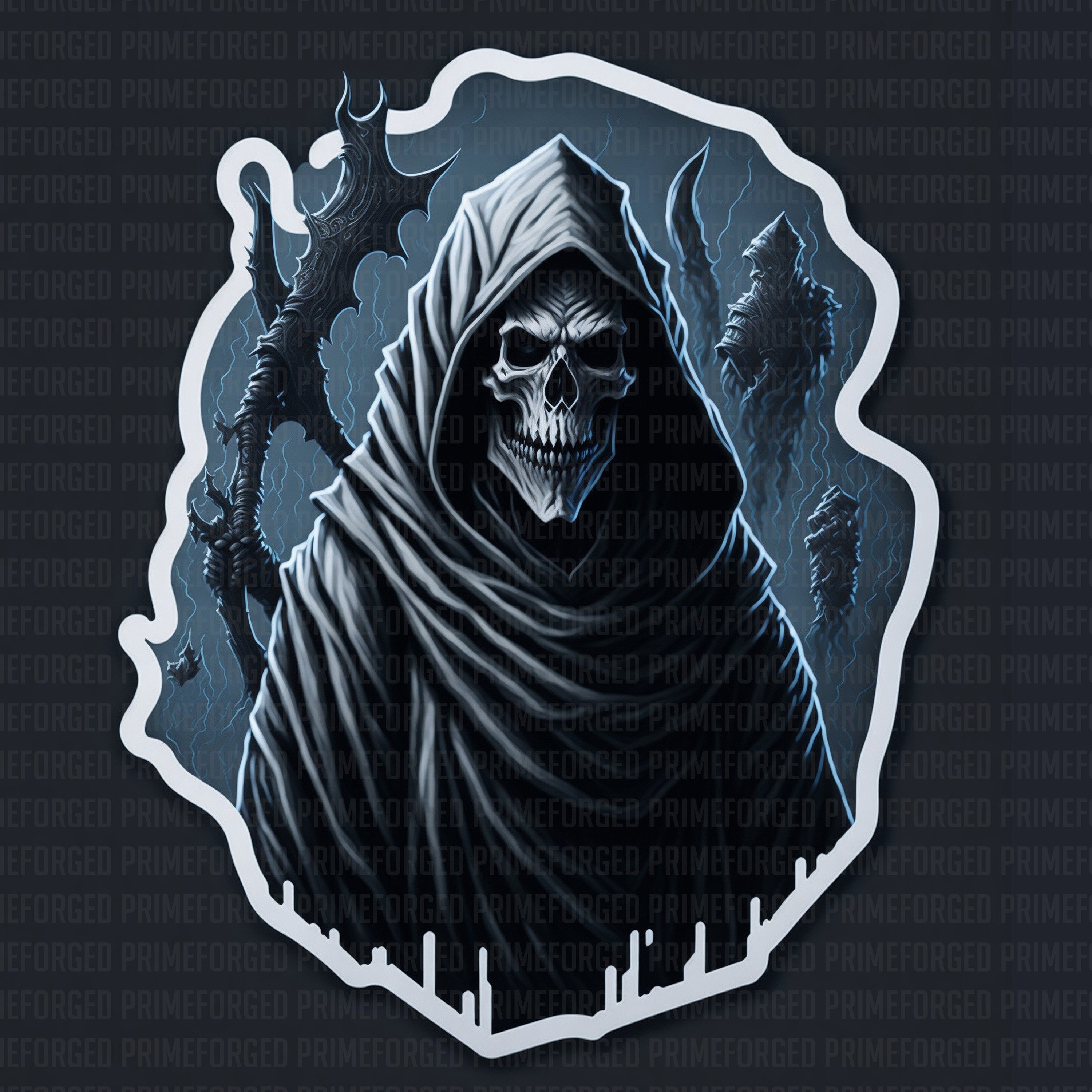5 Grim Reaper PNG Sticker Designs - Digital Designs and Illustrations ...