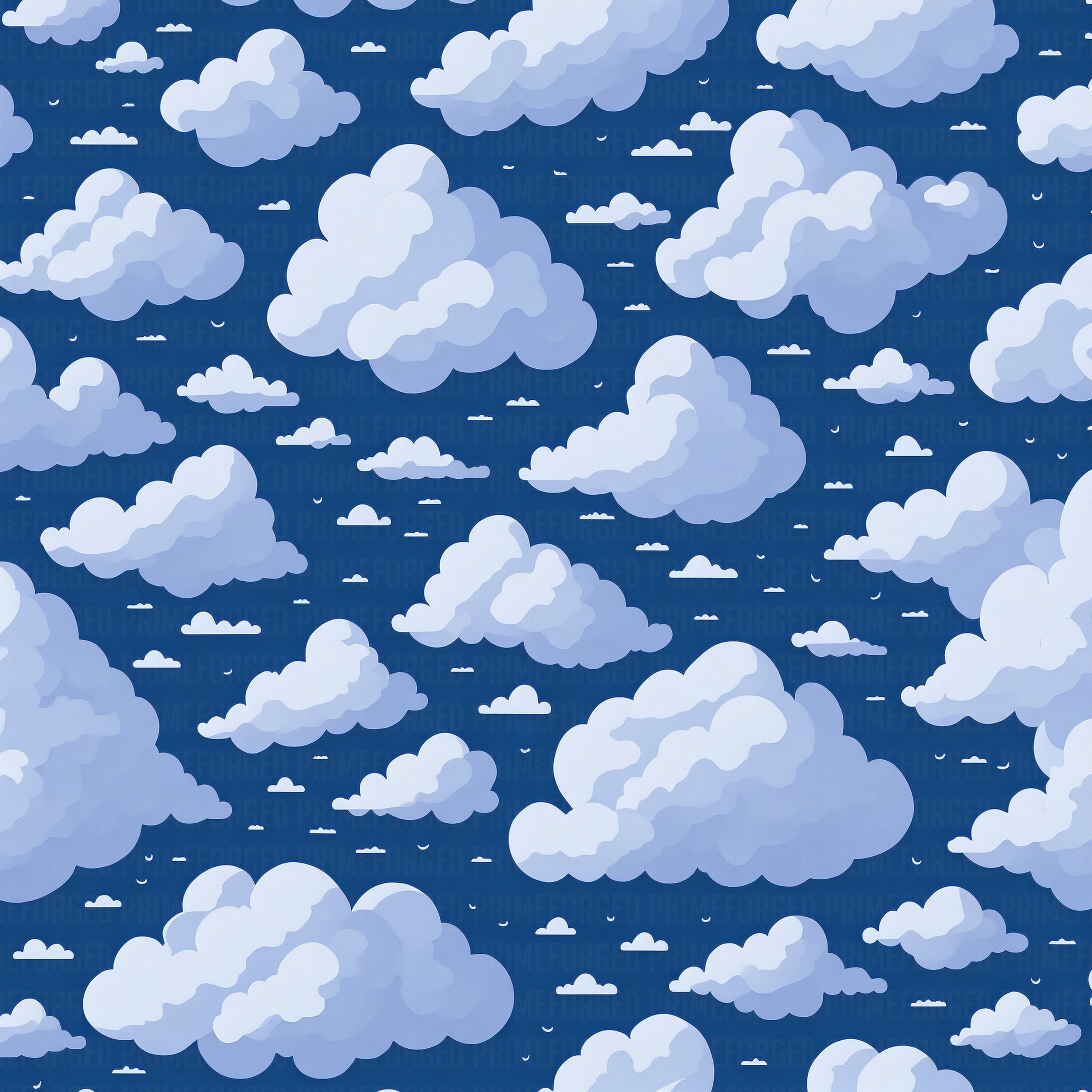 5 Cloud PNG Patterns Digital Designs and Illustrations - Etsy