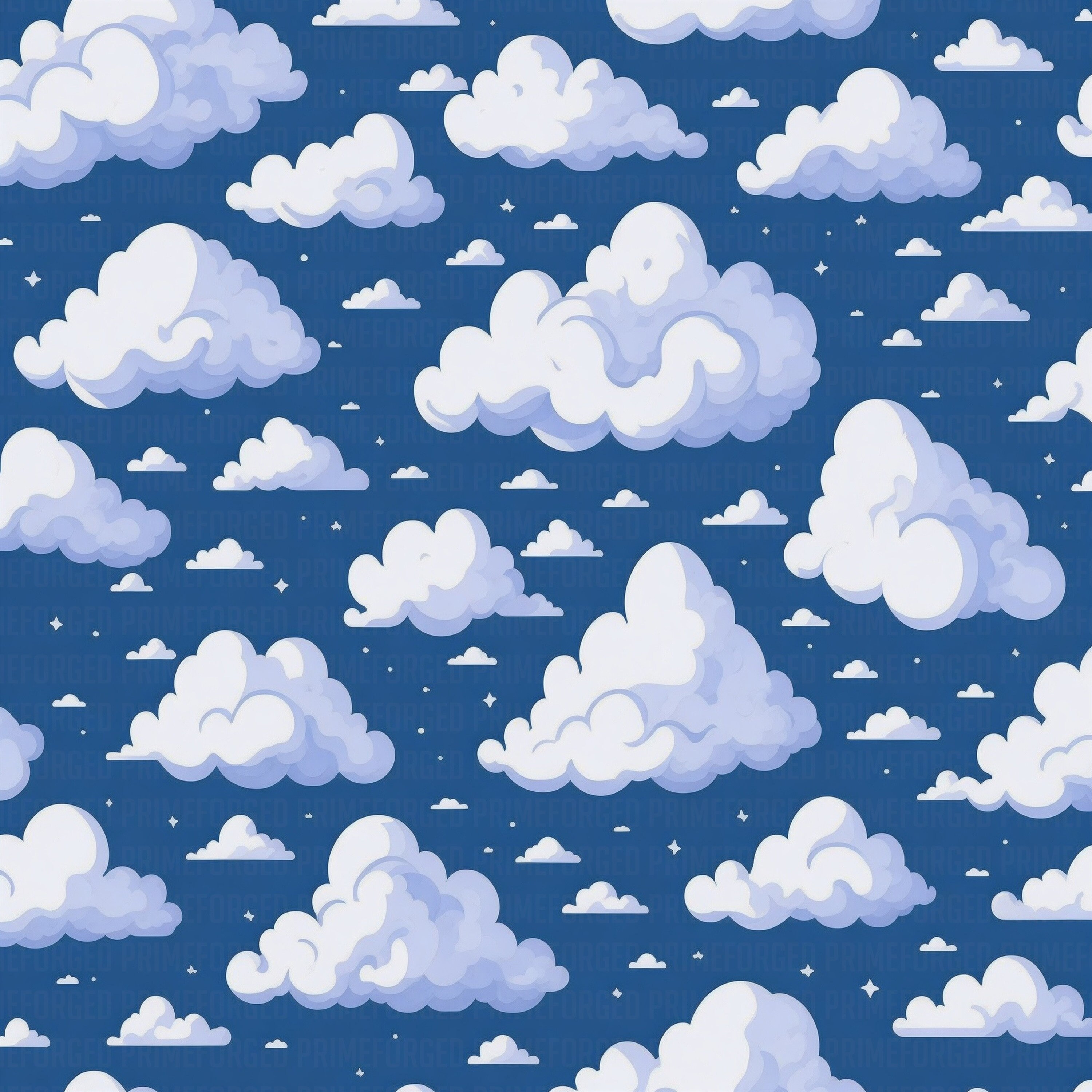 5 Cloud PNG Patterns Digital Designs and Illustrations - Etsy