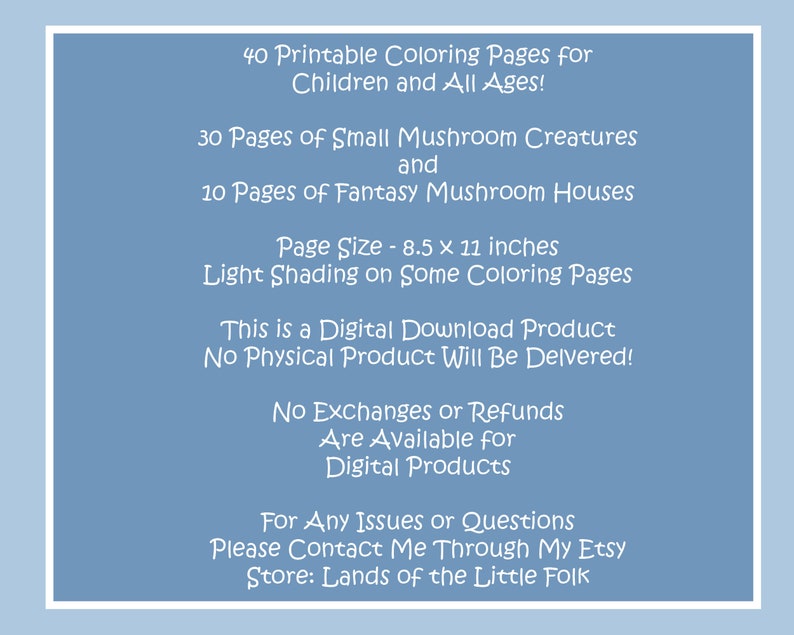 Enchanted Forest Fantasy Mushroom Coloring Pages Printable Woodlands ...