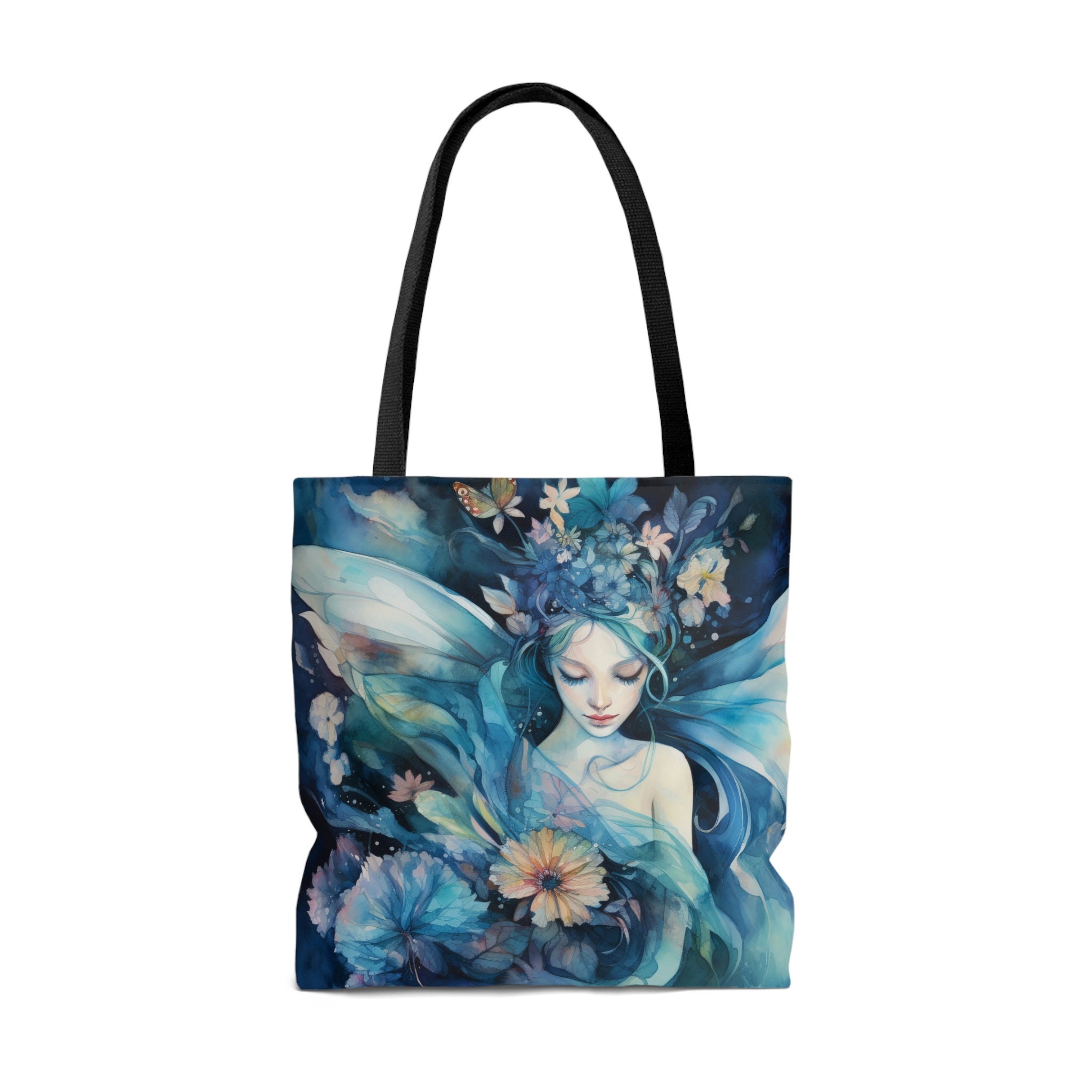 Fantasy Fairy Tote Bag for Her Magical Blue Fairy Gift for New Mom Tote ...