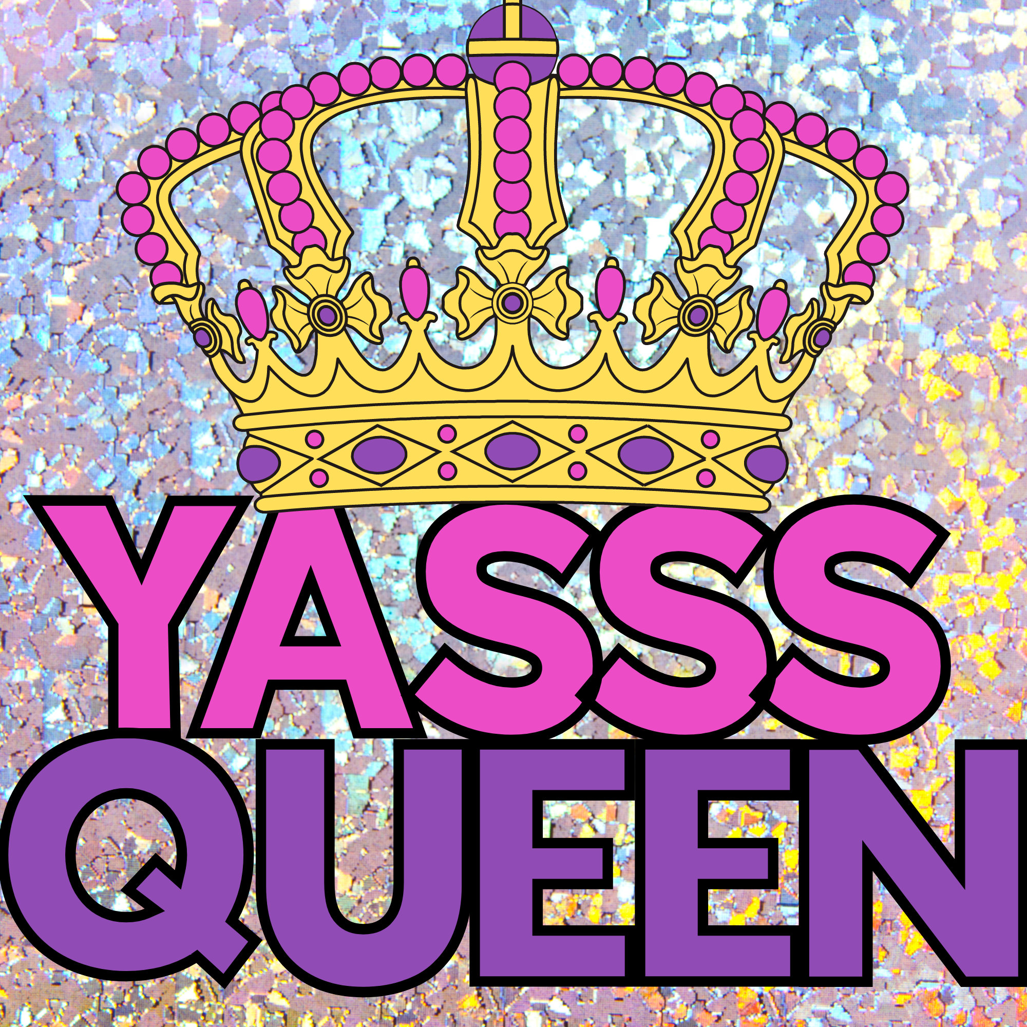 Yasss Queen Emote - Perfect for Twitch and Discord! - Etsy