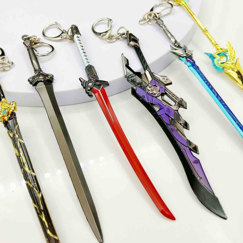 Honkai Star Rail HSR Weapon Keychains Star Rail Blades Sword - Etsy