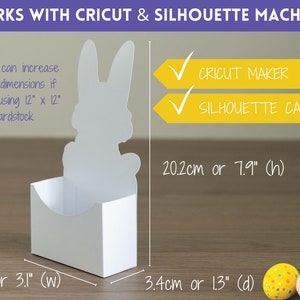 Easter Bunny Treat Box Template SVG PNG EPS Instant Digital Download ...