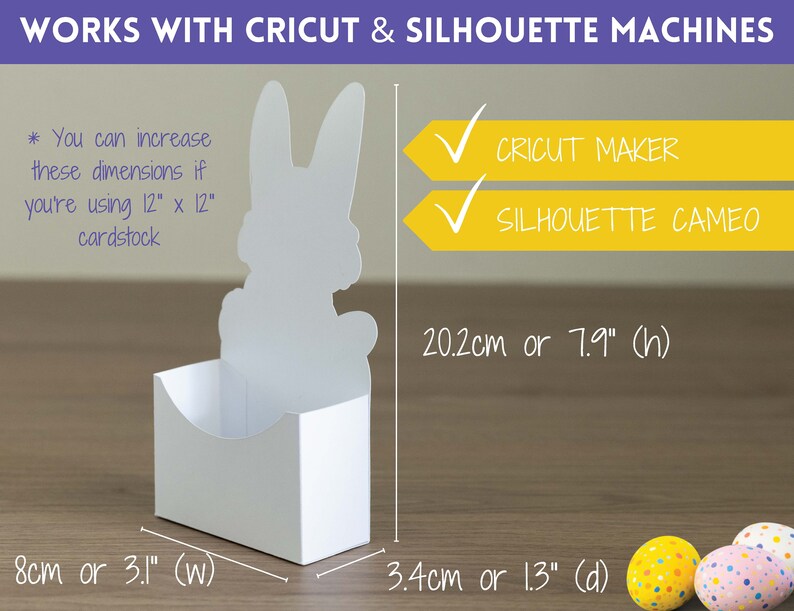 Easter Bunny Treat Box Template SVG PNG EPS Instant Digital Download ...