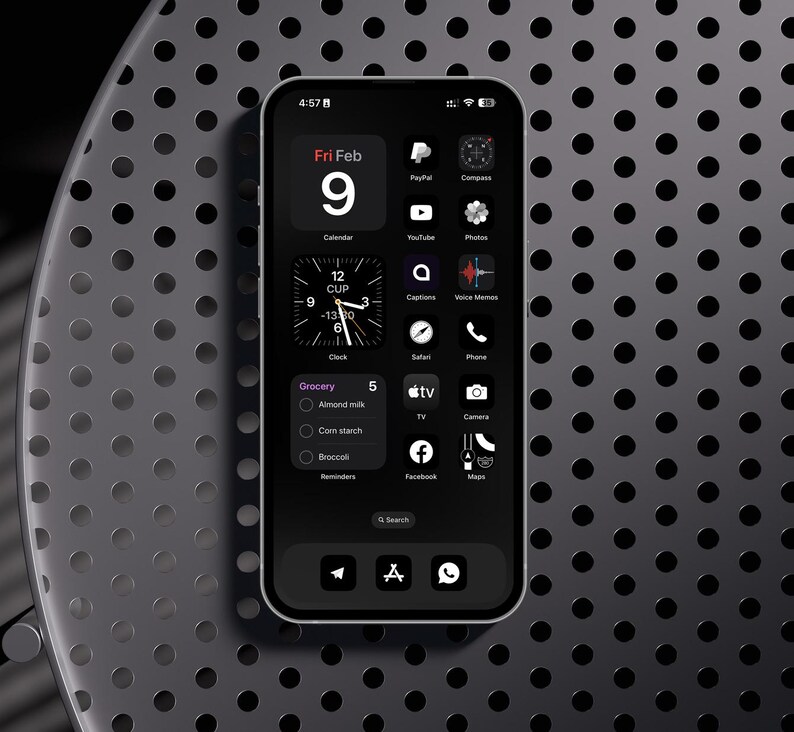 270 Minimal Ios 18 & Ipados 18 Icon Pack Aesthetic Wallpapers BUNDLE ...