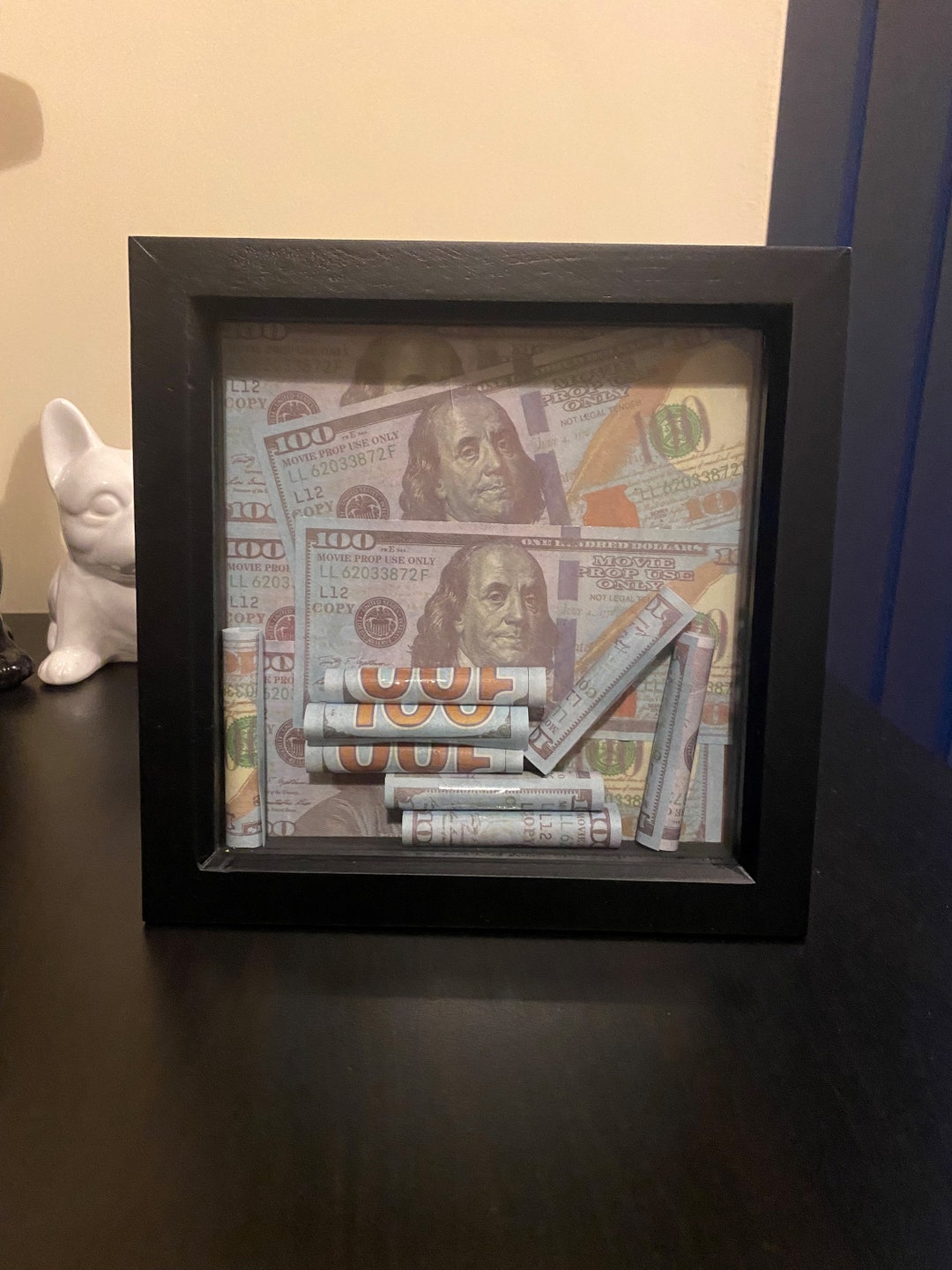 Money in A Box Frame - Etsy