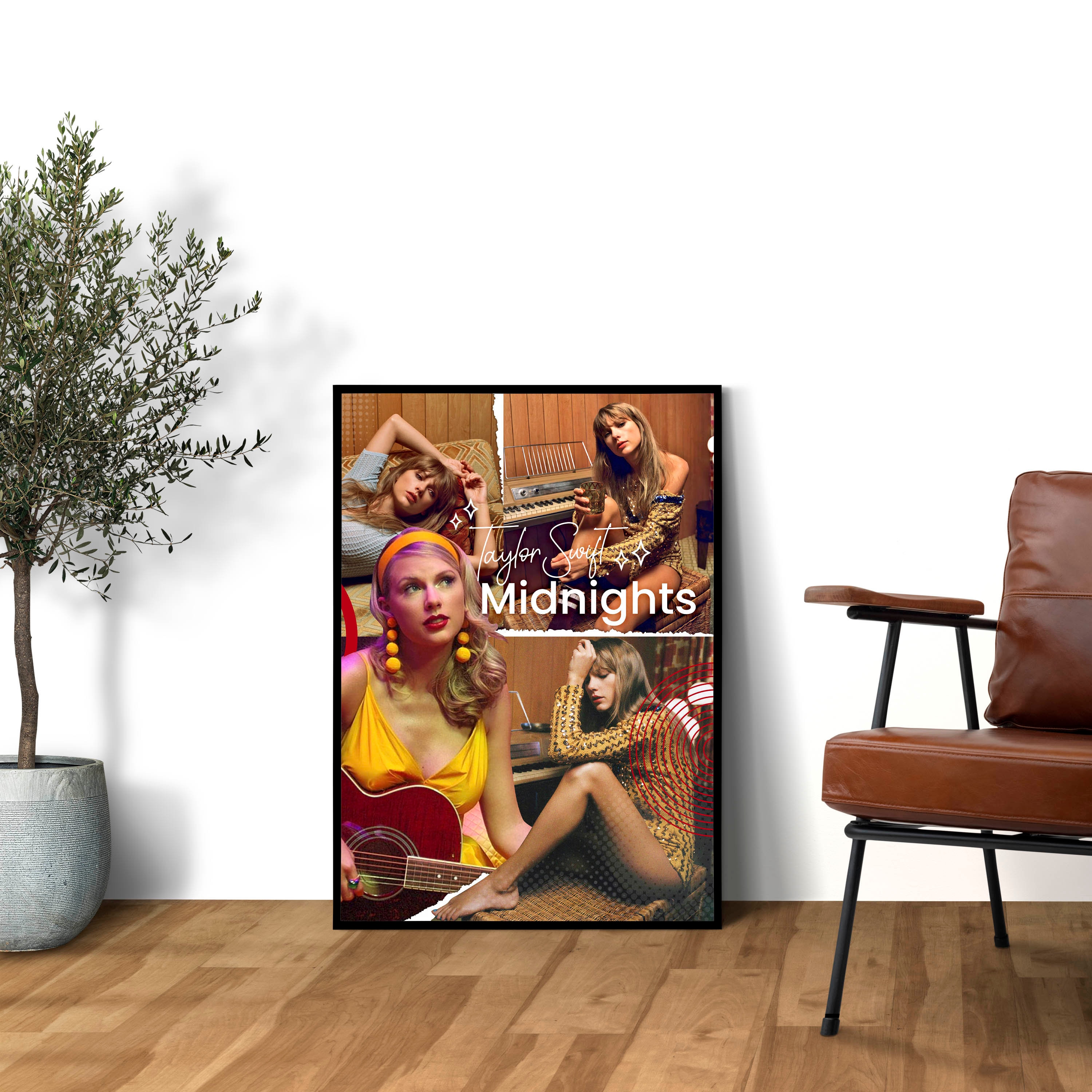 Taylor The Eras Tour 2023 Midnights Concert Collage Poster sold by ...