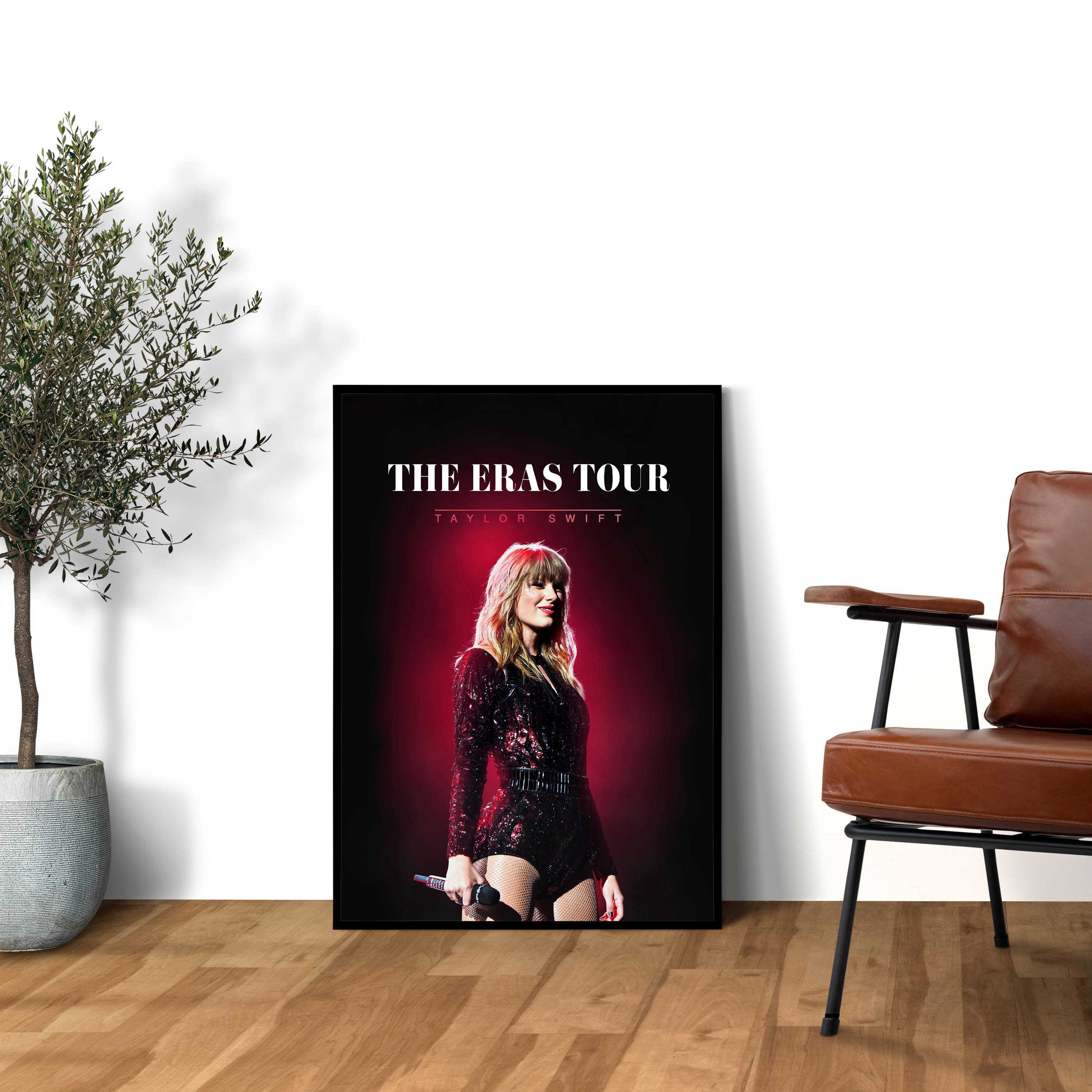 Taylor The Eras Tour 2023 Midnights Concert Red Poster sold by Thulani ...