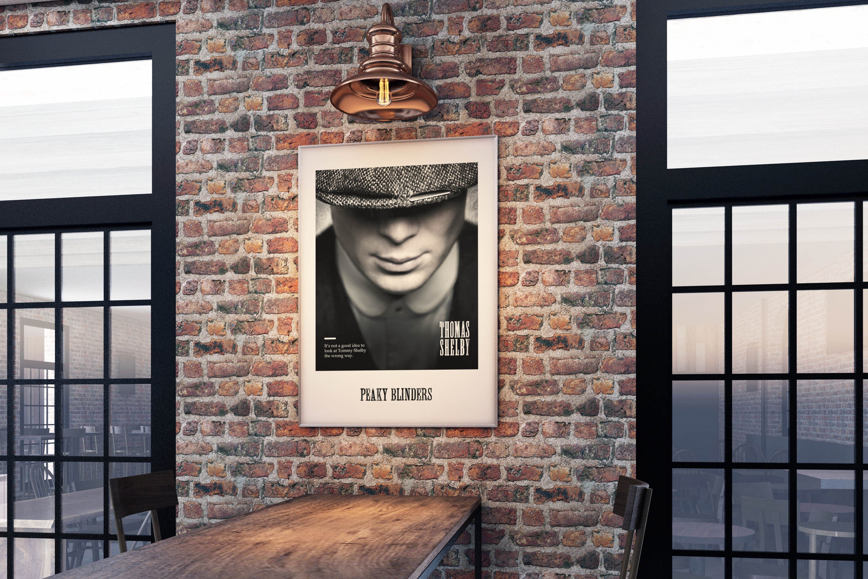 Tommy Shelby Peaky Blinders Poster, Fully Printed Peaky Blinders Poster ...