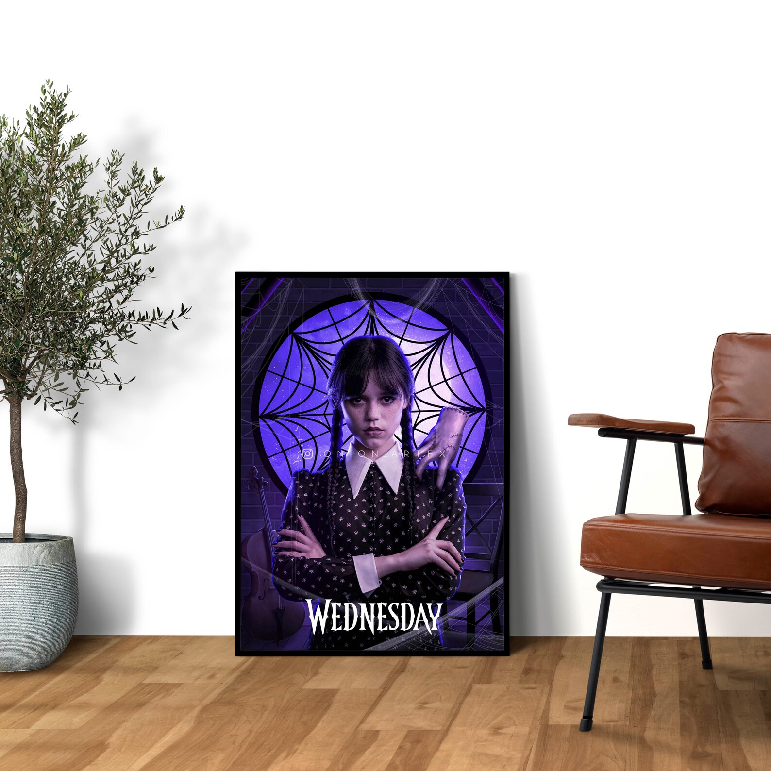 Wednesday Addams Poster, Fully Printed Wednesday Poster, 16x20 Wall Art ...