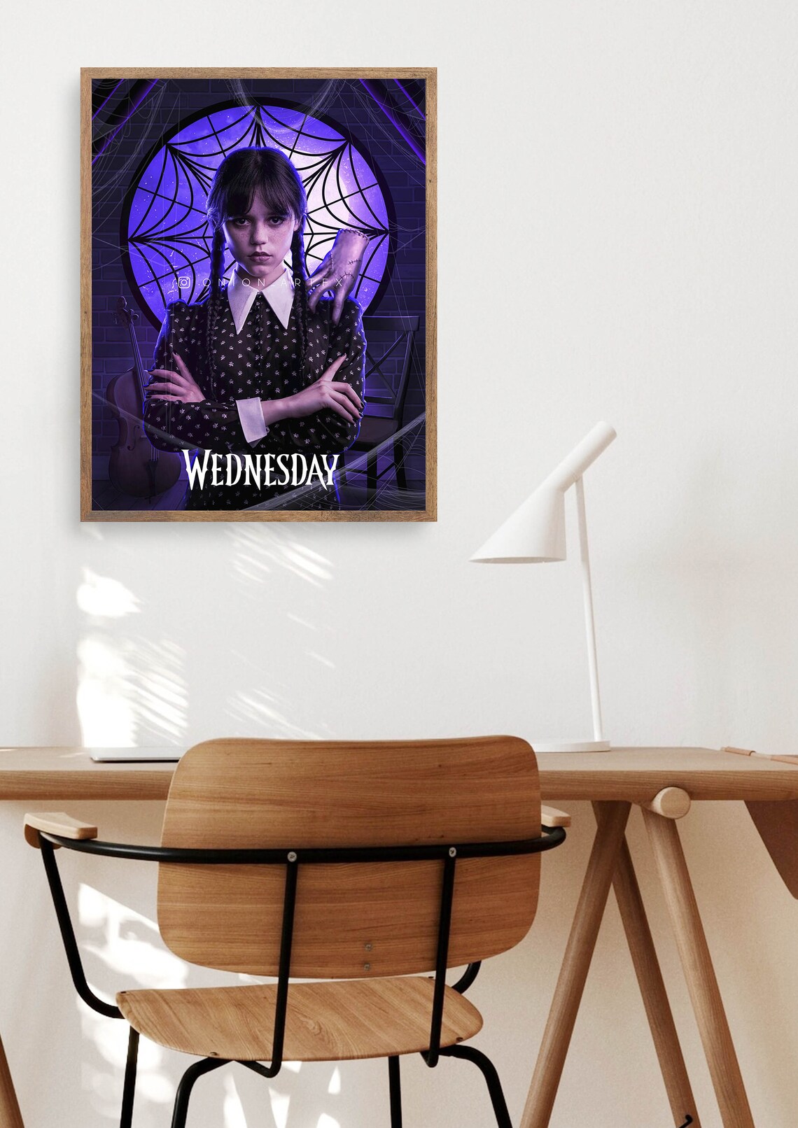 Wednesday Addams Poster Fully Printed Wednesday Poster 16x20 - Etsy