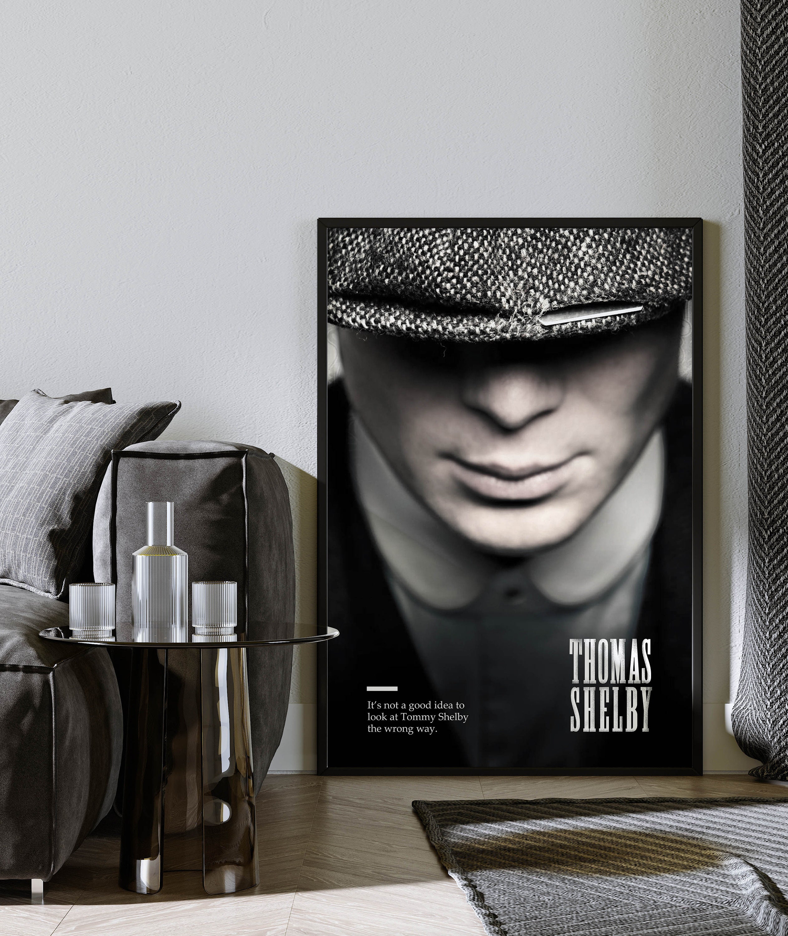 Peaky Blinders Tommy Shelby Poster, Fully Printed Peaky Blinders Poster ...