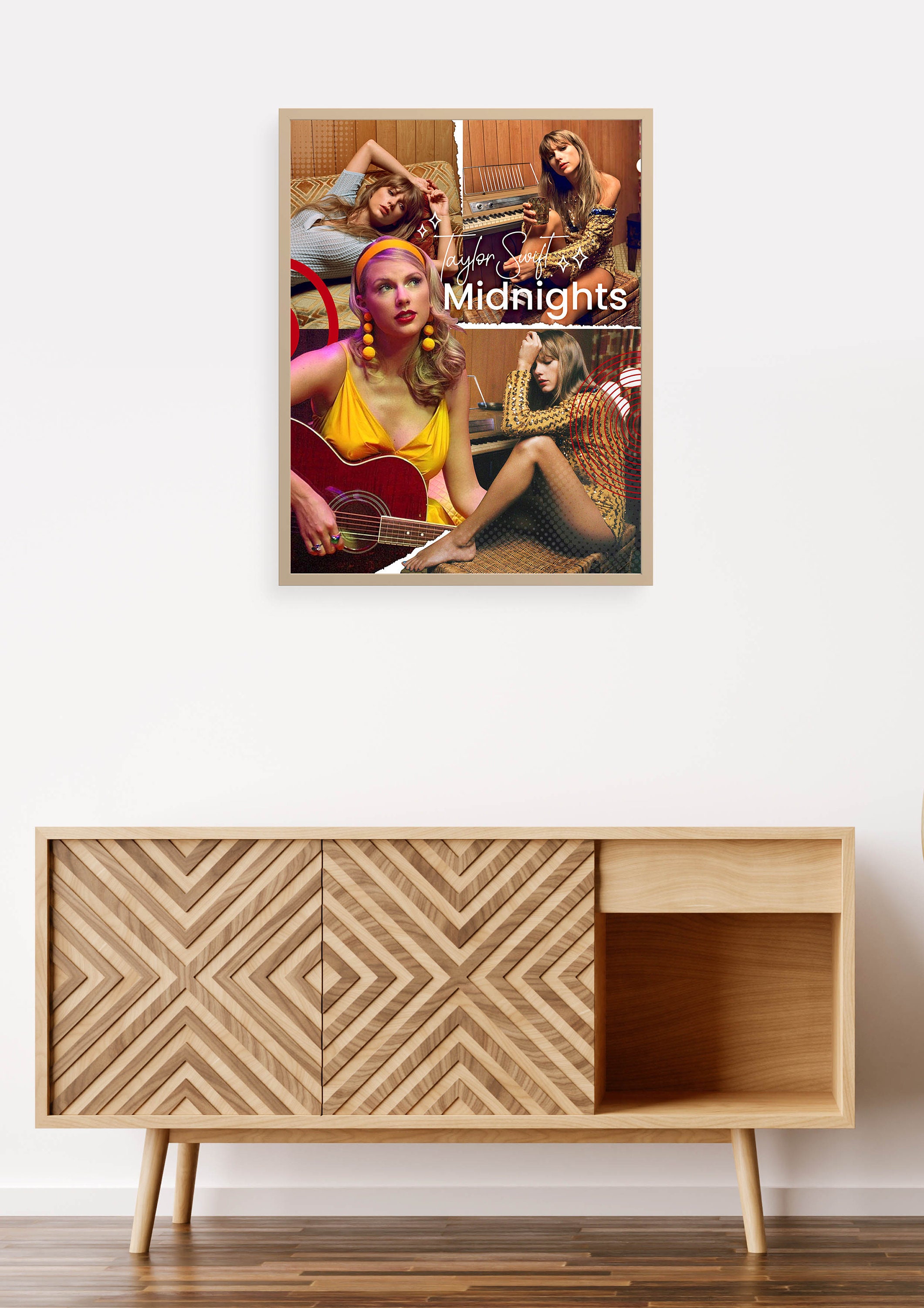 Taylor The Eras Tour 2023 Midnights Concert Collage Poster sold by ...