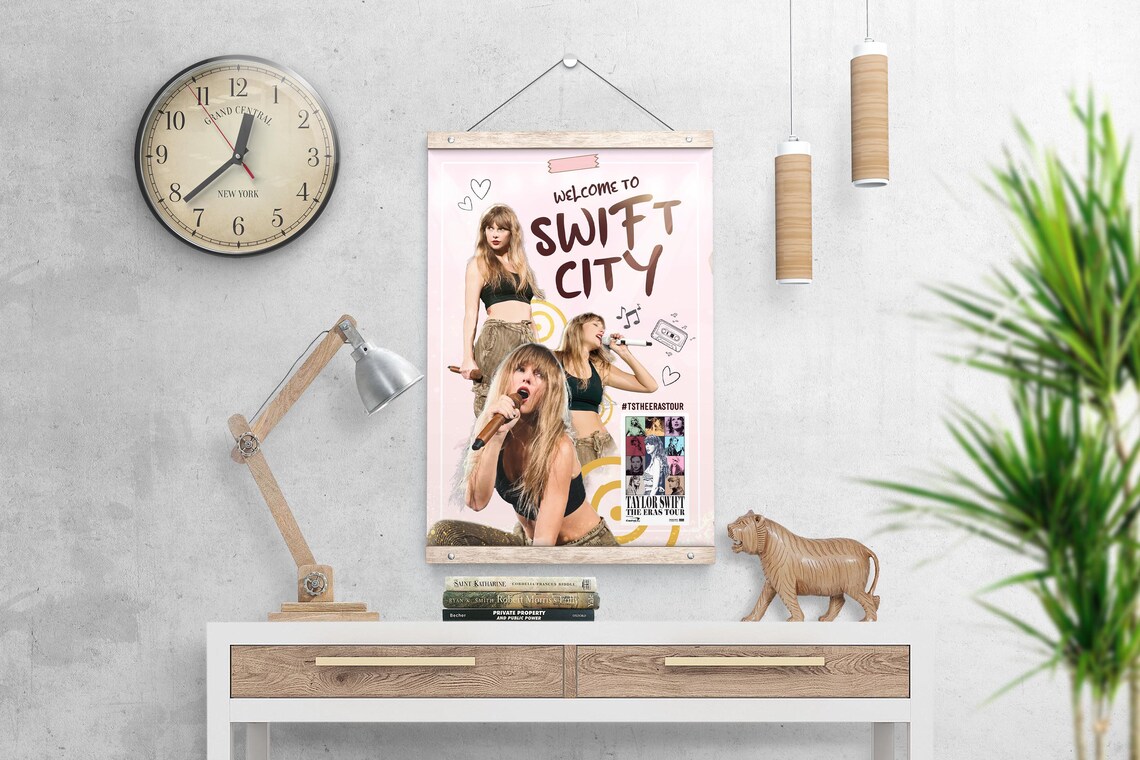 Taylor Swift Poster, the Eras Tour Digital Download Printable Wall Art ...
