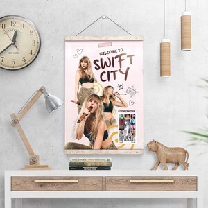 Taylor Swift Poster, the Eras Tour Digital Download Printable Wall Art ...