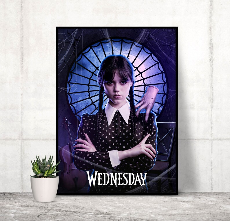 Wednesday Addams Poster Fully Printed Wednesday Poster 16x20 - Etsy