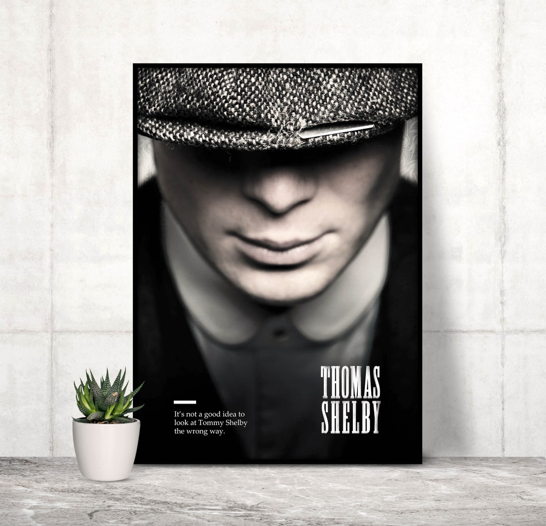 Peaky Blinders Tommy Shelby Poster, Fully Printed Peaky Blinders Poster ...
