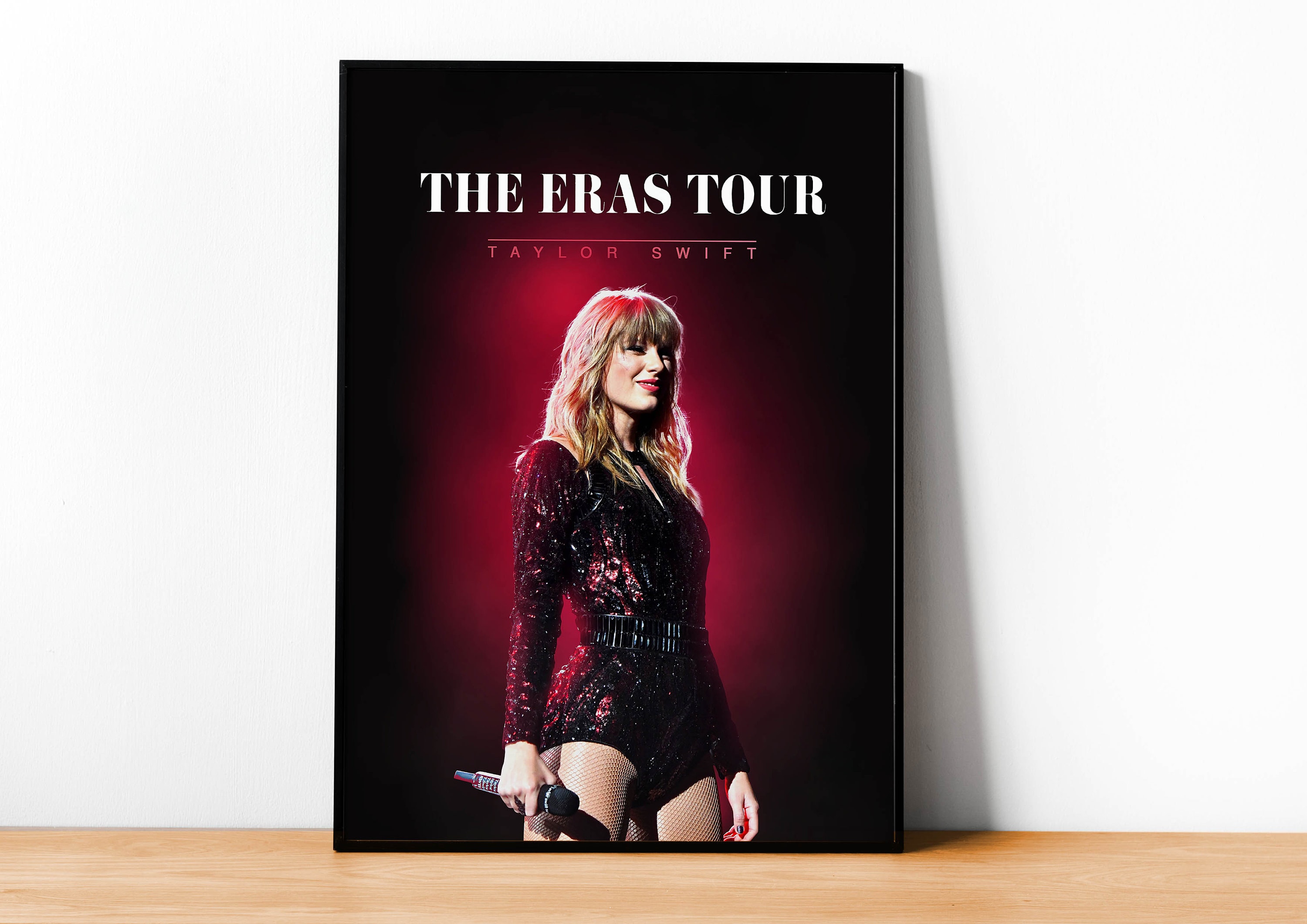 Taylor The Eras Tour 2023 Midnights Concert Red Poster