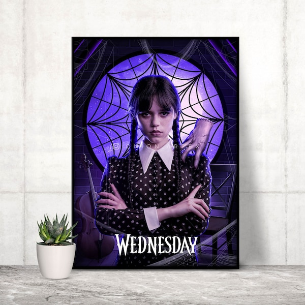 Wednesday Addams Posters - Etsy