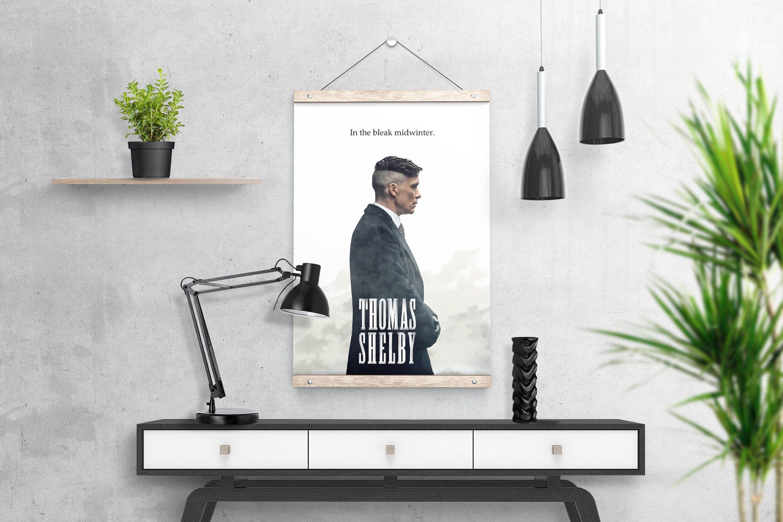 Peaky Blinders Thomas Shelby Poster, Fully Printed Peaky Blinders ...