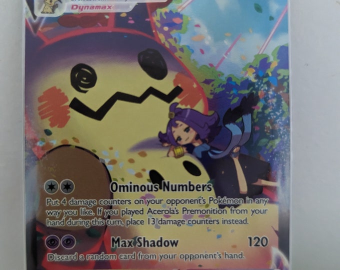Custom Full Art Mimikyu V - Etsy