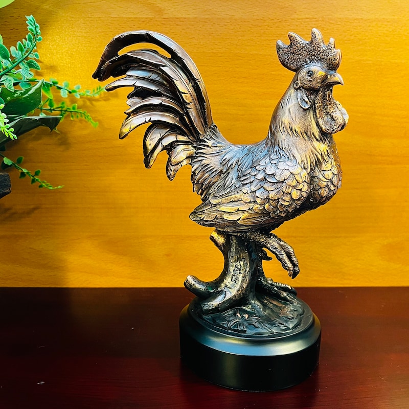 Rooster Statue - Etsy