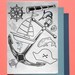 Nautical Coloring Page Teacher Ocean Color Class Page Sea Digital ...