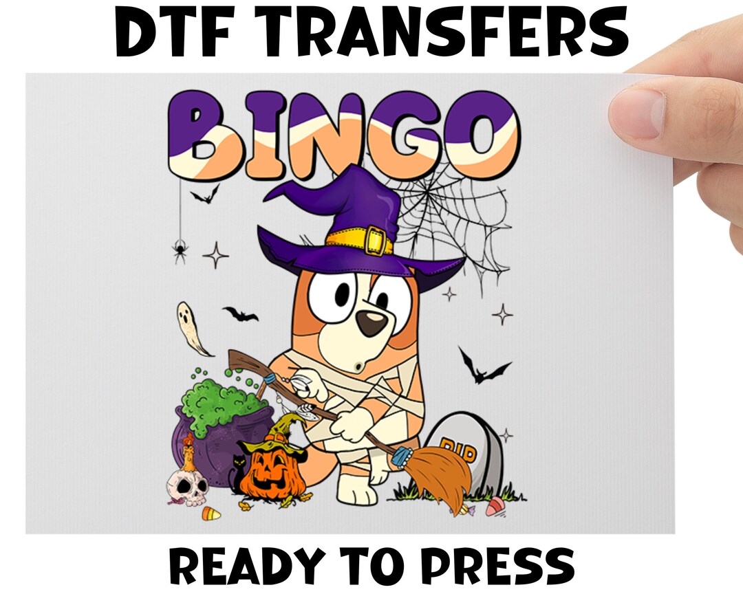 Halloween Cartoons Kids DTF Transfer Ready to Press Heat - Etsy